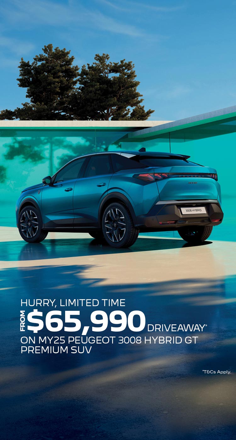 New Family Cars, SUVs & Commercial Vans | PEUGEOT Australia